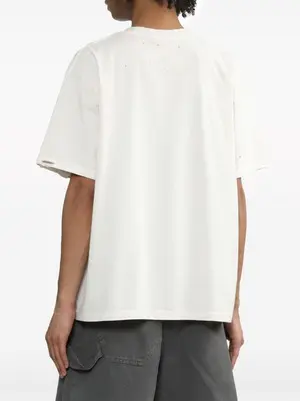 We11Done Peace Logo-print T-shirt - White