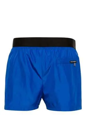 Dolce & Gabbana Logo-waistband Swim Shorts