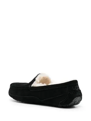 UGG Ascot Matte Suede Slippers - Black