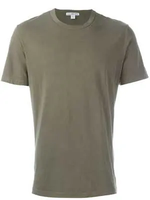 JAMES PERSE Crew Neck T-shirt - Green