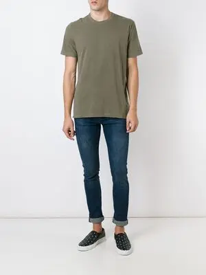 JAMES PERSE Crew Neck T-shirt - Green