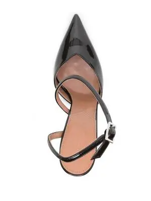 D'ACCORI 100mm Pointed-toe Leather Pumps