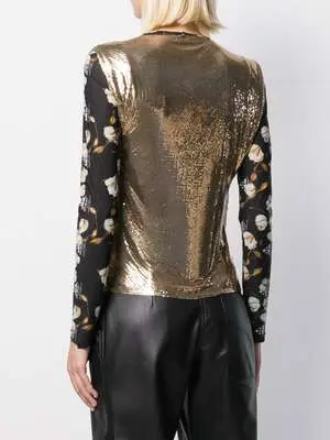 Rabanne Embellished Tank Top - Gold