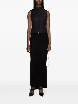 COURREGES Heritage Crepe Mid-length Skirt