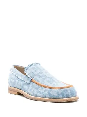 Gcds Monogram Denim Loafers