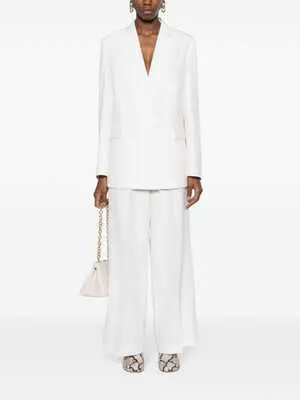 Fabiana Filippi Peak-lapels Double-breasted Blazer - White