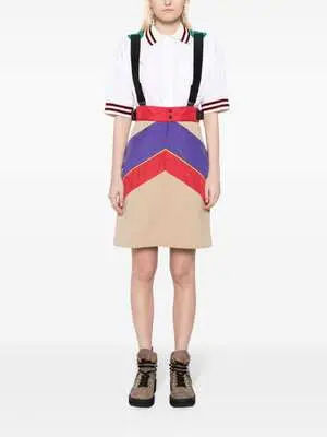 Kolor Colour-block Dungaree Dress - Multicolour