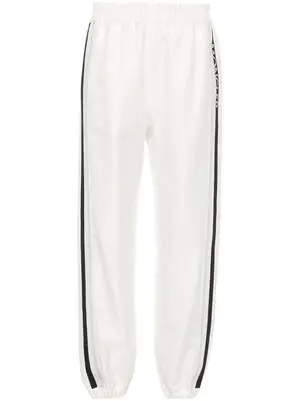 Moncler Logo-embroidered Track Pants - Neutrals