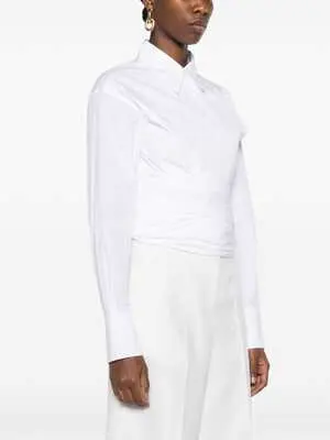 Fabiana Filippi Wrap-design Cotton Shirt