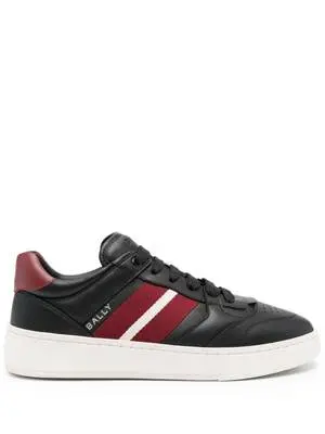 Bally Raise Leather Sneakers - Black