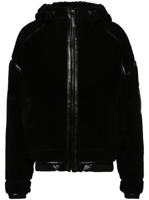 JUUN.J Faux-shearling Hooded Jacket