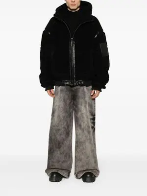 JUUN.J Faux-shearling Hooded Jacket