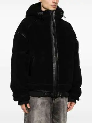 JUUN.J Faux-shearling Hooded Jacket