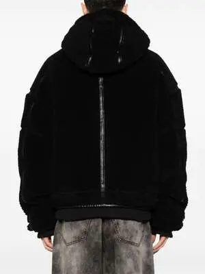 JUUN.J Faux-shearling Hooded Jacket