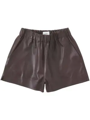 Closed Lambskin Shorts