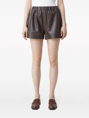 Closed Lambskin Shorts