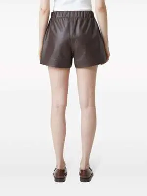 Closed Lambskin Shorts