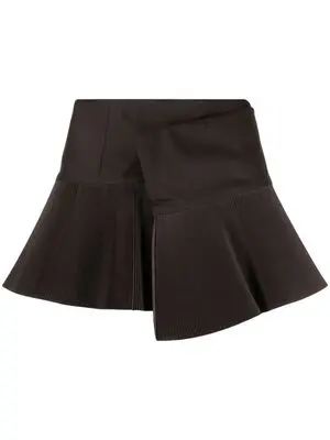 JNBY Asymmetric Wrap Miniskirt