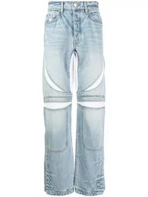 Amiri Paneled Bottoms For Men