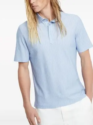 Brunello Cucinelli Ribbed-knit Polo Shirt