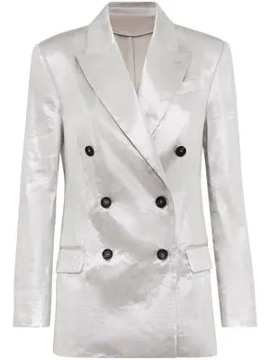 Brunello Cucinelli Metallic Outerwear For Women