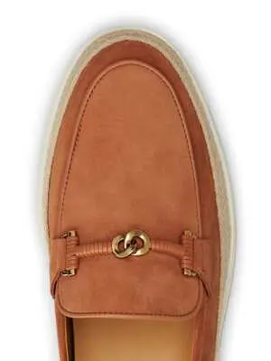 TOD'S Gomma Raffia Loafers - Orange
