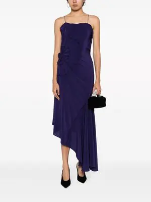 Victoria Beckham Asymmetric Silk Dress