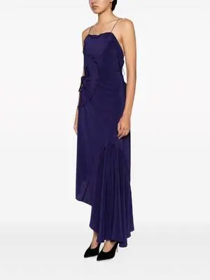 Victoria Beckham Asymmetric Silk Dress