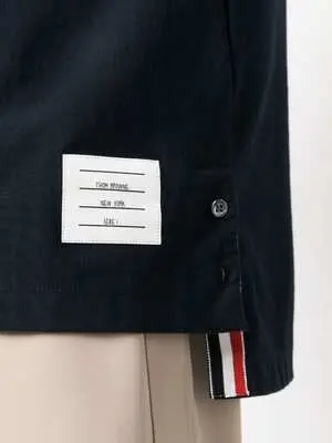 Thom Browne Rwb Stripe Cotton T-shirt - Blue