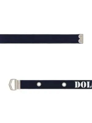 Dolce & Gabbana Logo-print Buckled Belt