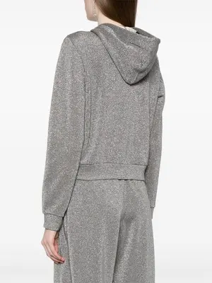 JNBY Glittered Zip-front Hoodie