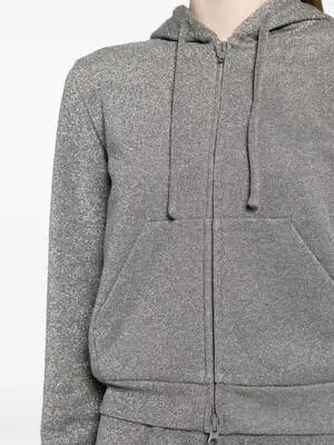 JNBY Glittered Zip-front Hoodie