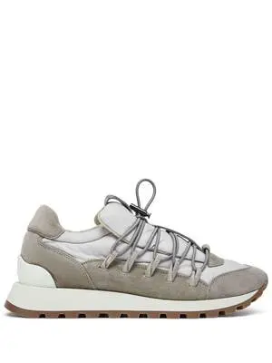Brunello Cucinelli Panelled Leather Sneakers