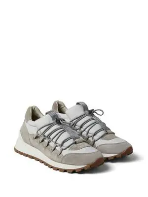 Brunello Cucinelli Panelled Leather Sneakers