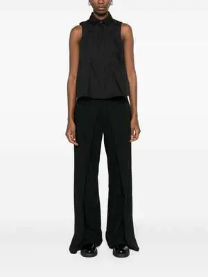 Sacai Sleeveless Pleated Shirt