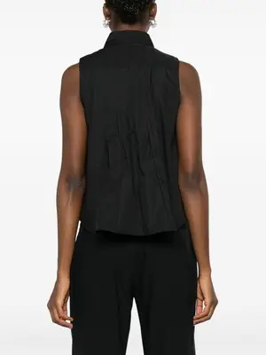 Sacai Sleeveless Pleated Shirt