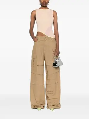 Gcds Comma Asymmetric Ribbed Top
