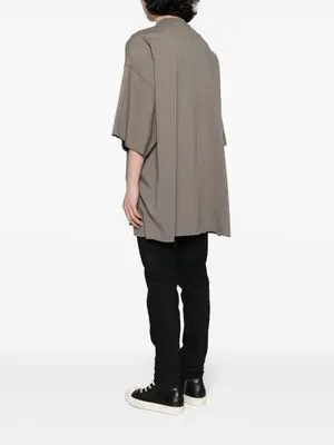 Rick Owens Oversized Cotton T-shirt - Grey