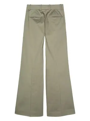 Kiton Poplin Wide-leg Trousers