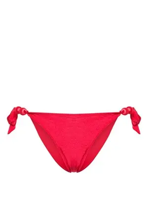 Cult Gaia Euphrasia Beaded Bikini Bottoms - Red