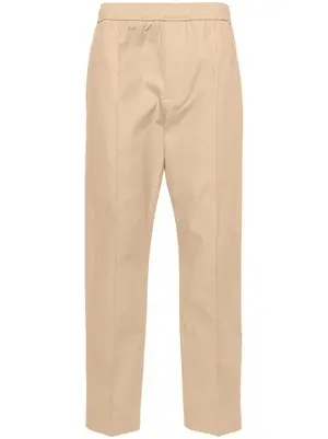 LANVIN Mid-rise Straight-leg Trousers - Neutrals