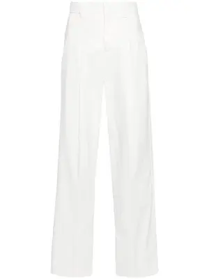 Isabel Marant Étoile Staya Straight-leg Trousers - White