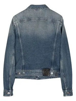 Off-White Distressed Denim Jacket