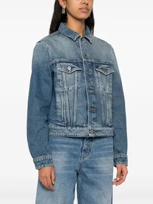 Off-White Distressed Denim Jacket