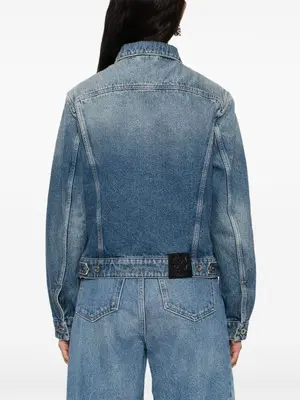 Off-White Distressed Denim Jacket