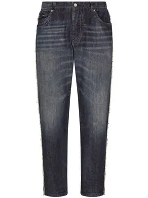 Dolce & Gabbana Frayed Jeans For Men