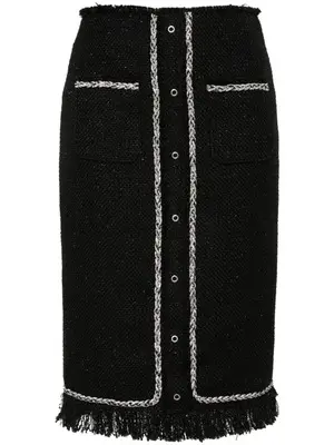 Giuseppe Di Morabito Rhinestone-embellished Midi Skirt