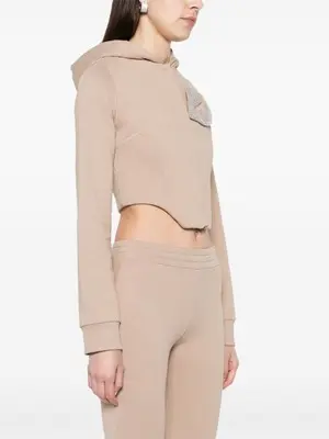 Giuseppe Di Morabito Rhinestone-embellished Corset Top