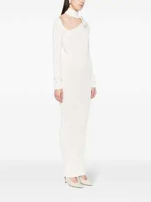 Giuseppe Di Morabito Crystal-embellished Knitted Dress