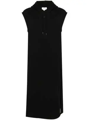 COURREGES Sleeveless Hooded Maxi Dress